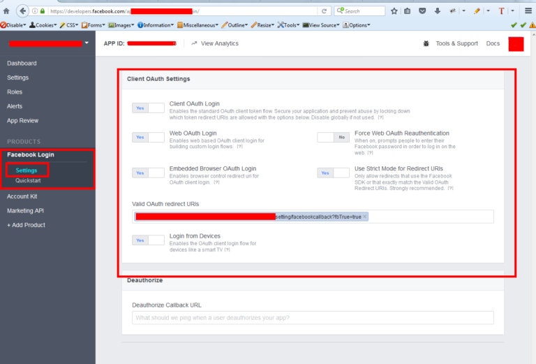 Facebook authentication problem in facebook login - onlinecode